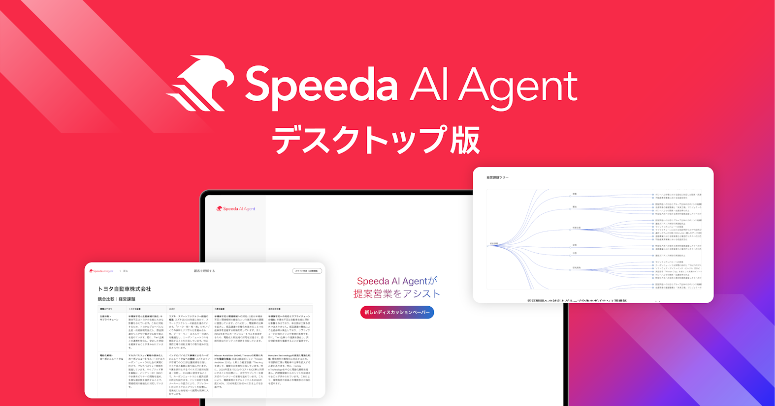 Speeda AI Agent、デスクトップ版を10月1日より提供開始 | お知らせ | 株式会社ユーザベース
